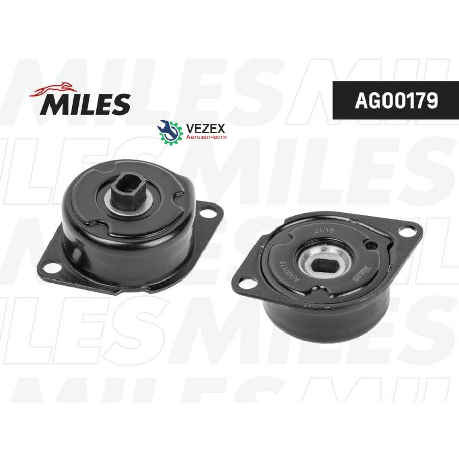 MILES AG00179 Натяжитель ремня приводного SKODA FABIA 1.0/1.4 -03 (INA 534018410) AG00179