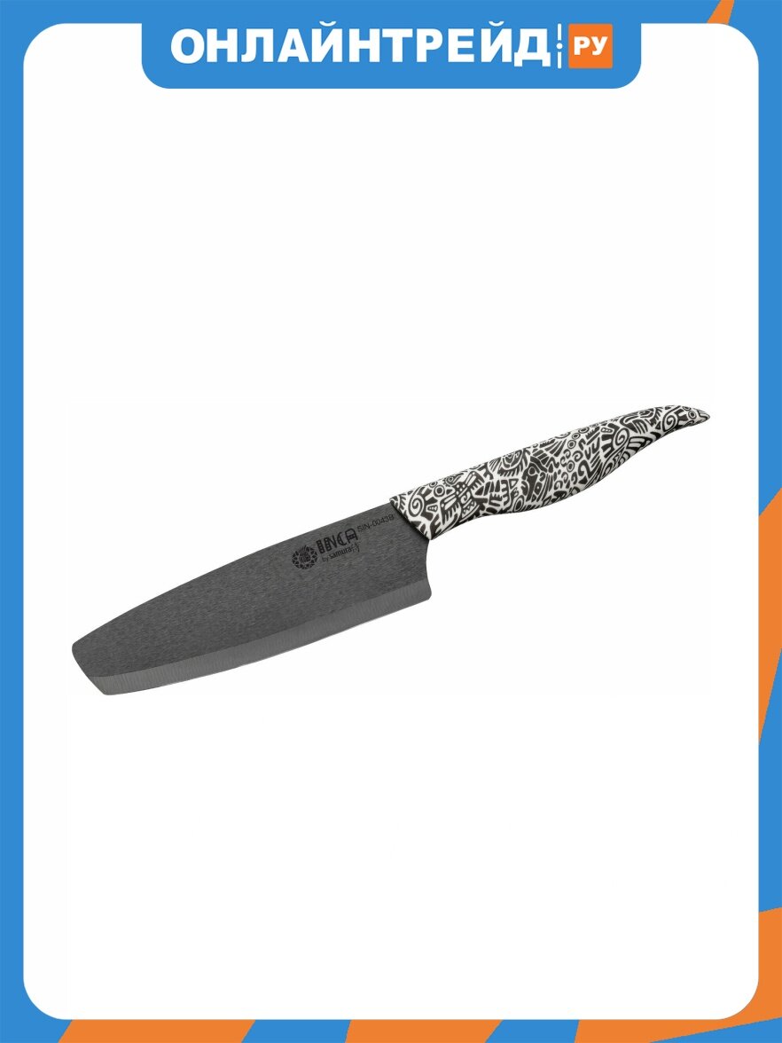 Нож кухонный Накири Samura Inca, черный, 16,5 см (SIN-0043B/K)