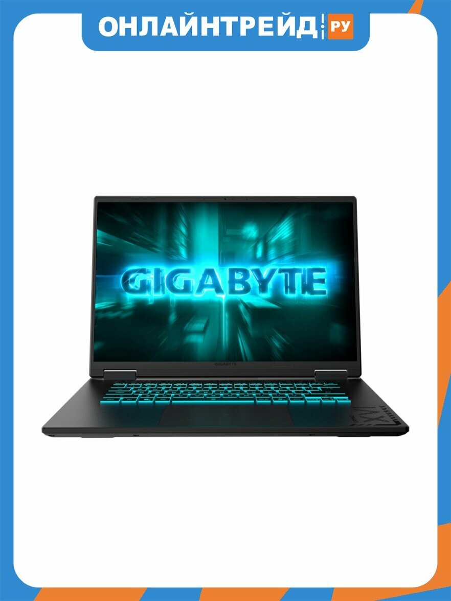 Игровой ноутбук Gigabyte Gaming A16 GA63H 16", IPS, Ryzen AI 7 260,16Gb, SSD 512Gb, RTX 5050 8Gb, noOS (3THK3KZ893SD)