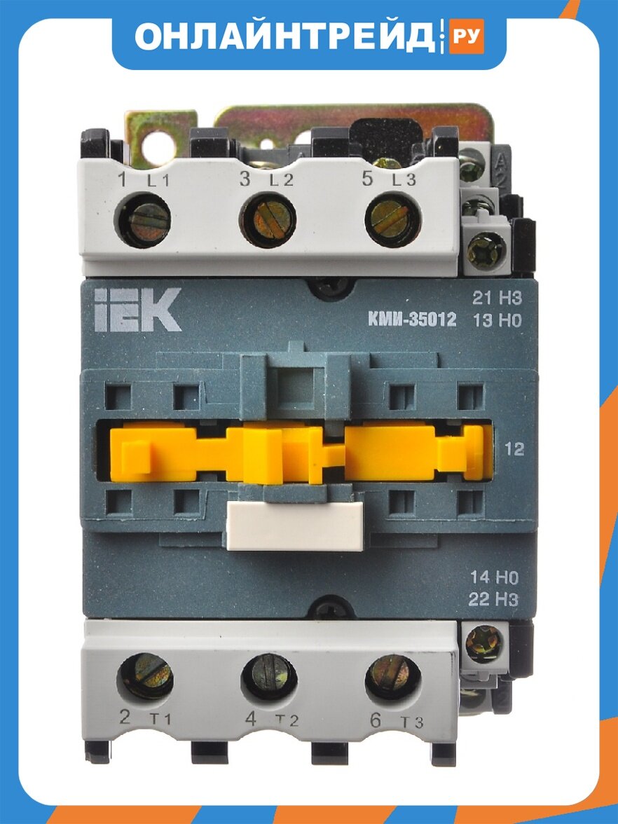 Контактор Iek КМИ-35012 50А 400В/АС3 1НО 1НЗ, KKM31-050-400-11