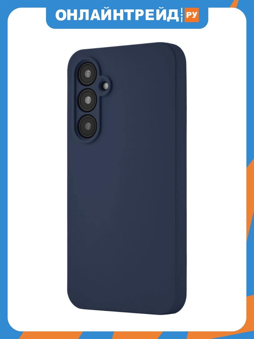 Чехол Ubear Touch Case для Samsung Galaxy A35, силикон, софт-тач , синий