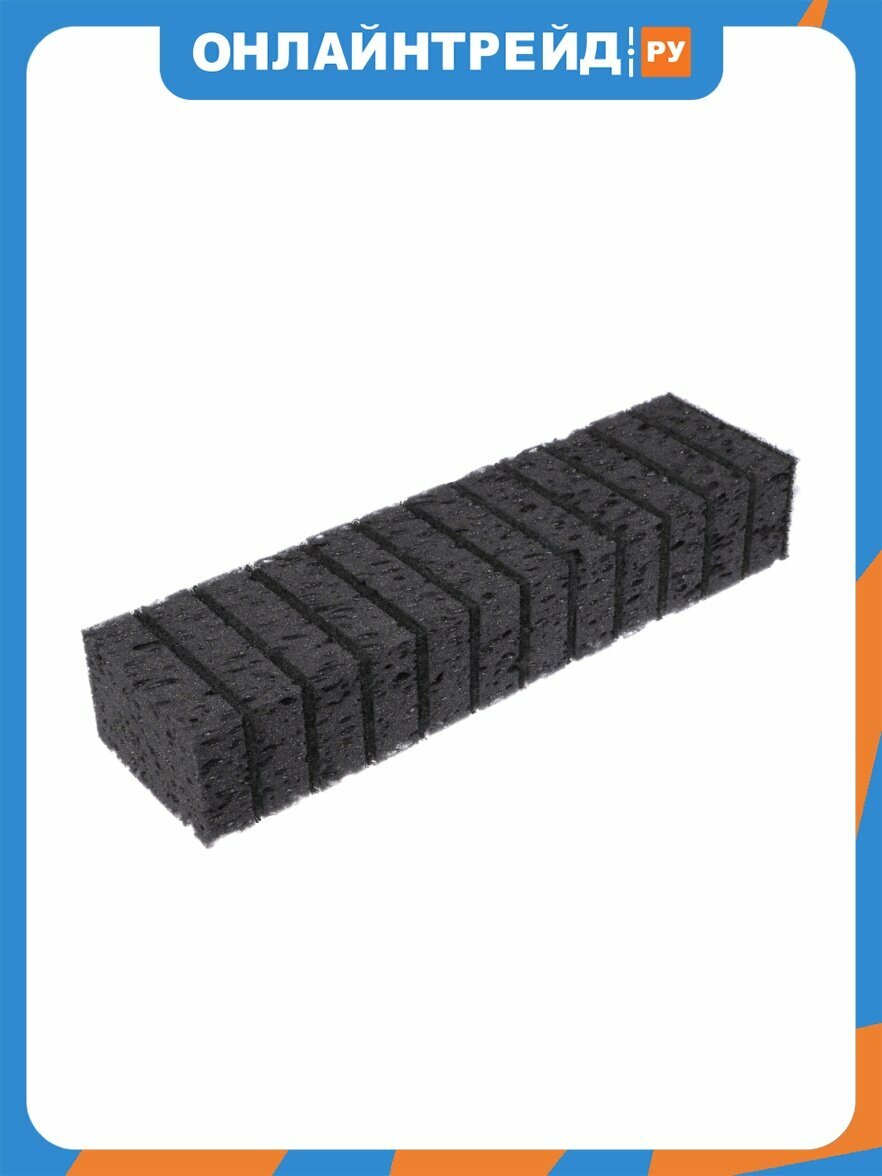 BY Набор губок для мытья посуды Русские Супергерои BLACK 12 шт, корал (441-269)