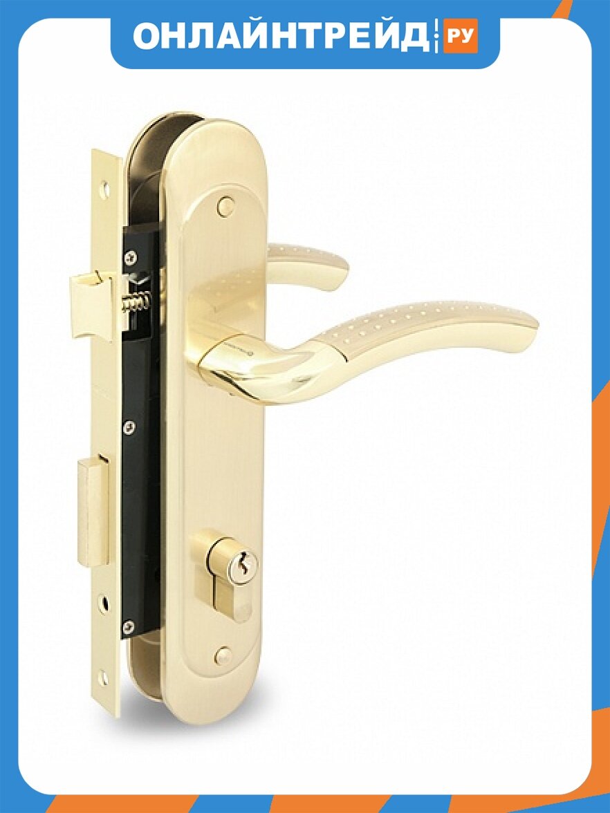 Замок врезной Palladium Openclose System Palladium 1852 SG/GP