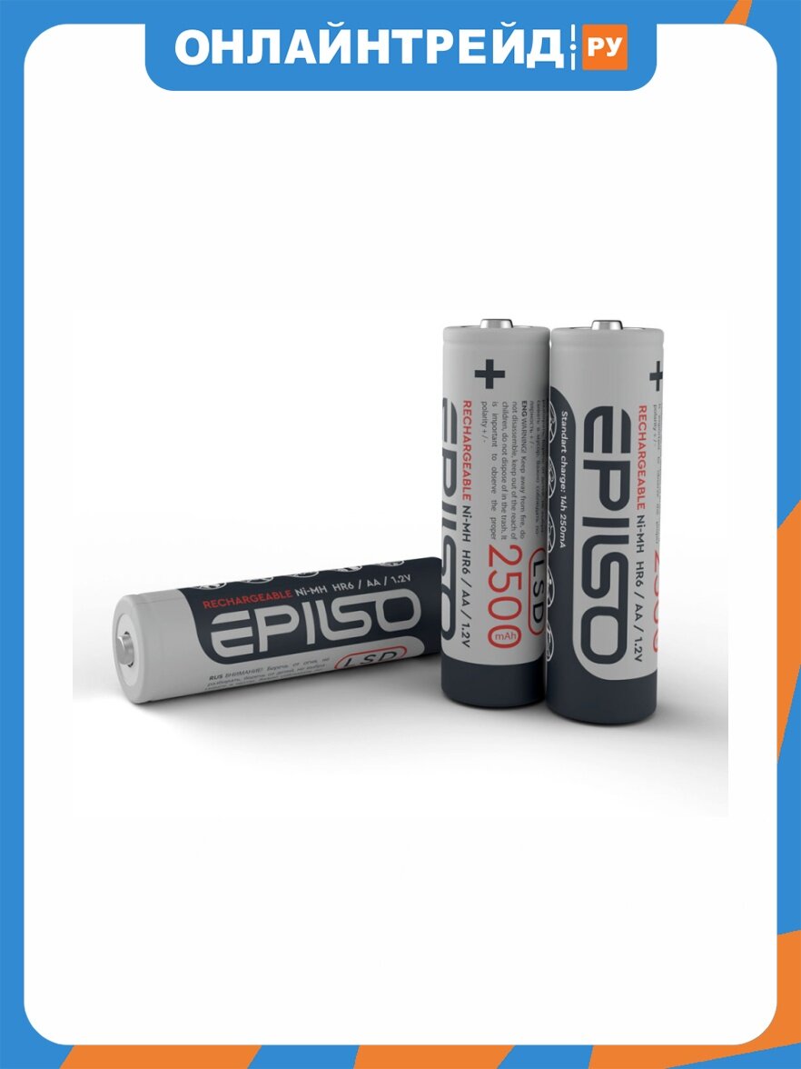 Аккумулятор Epilso HR6/AA 2500mAh 2BC 1.2V LSD