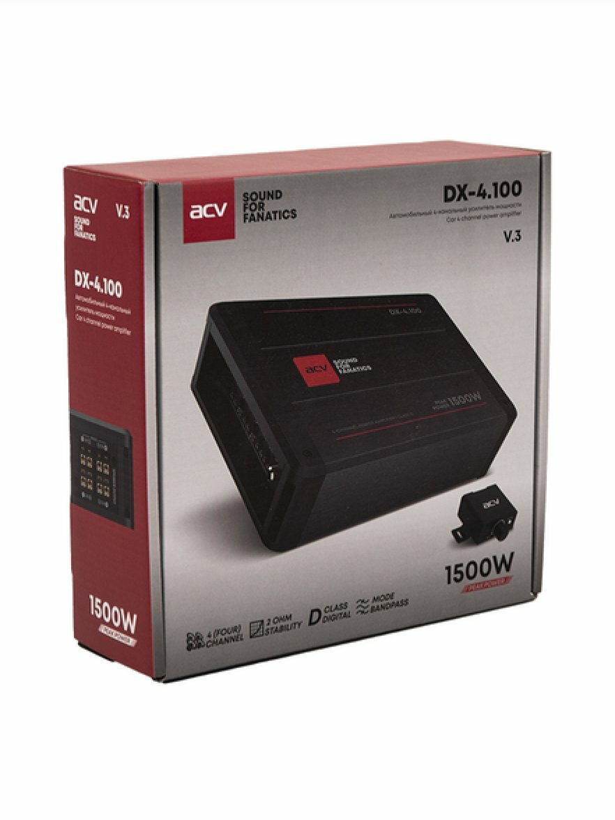 Усилитель Acv DX-4.100 V3 — фото 1