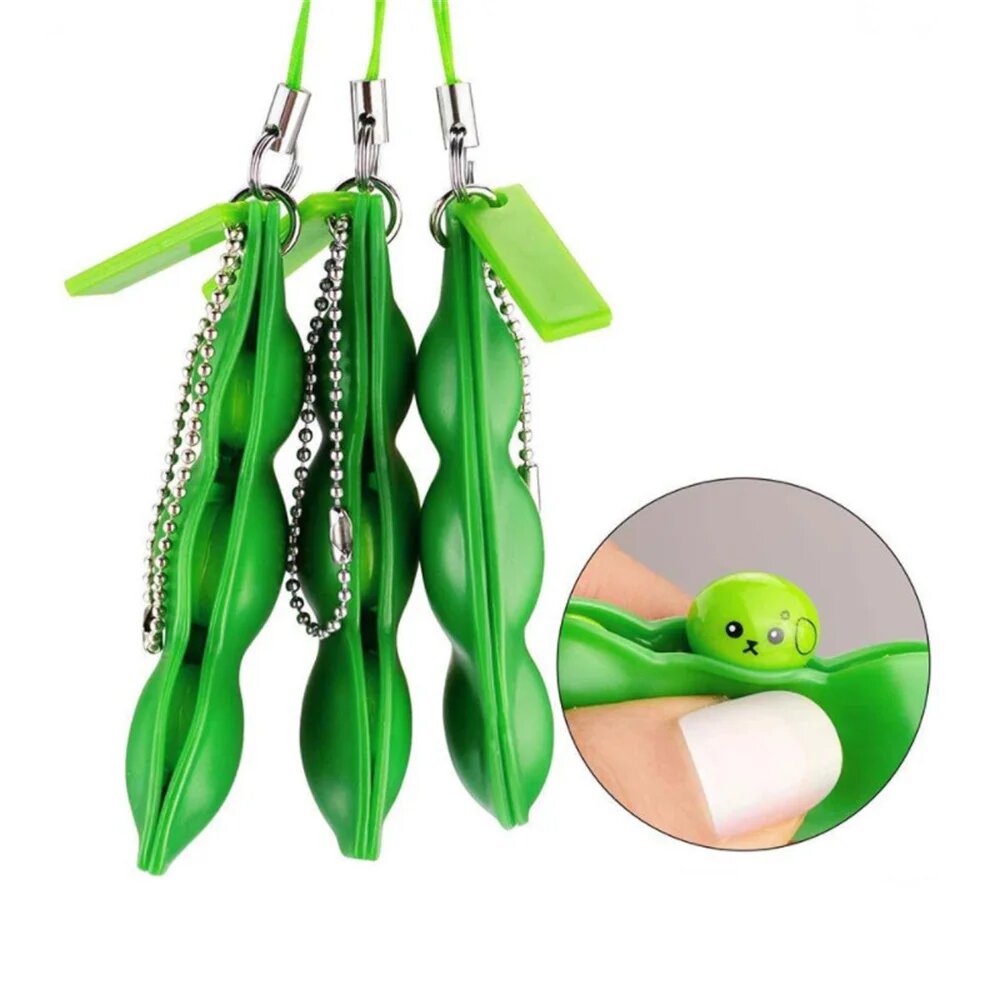 Гороховые бобы-игрушки антистресс 10 pcs, Peas