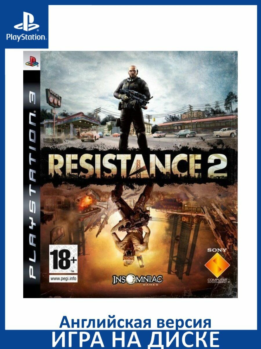 Игра Resistance 2 Platinum (Essentials) PS3 Диск на PlayStation 3 Английская версия