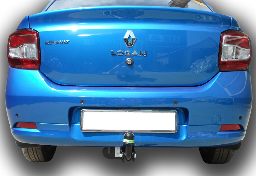 Фаркоп для RENAULT LOGAN 2005-, SANDERO 2014- с электрикой (Smart) и сертифкатом в комплекте арт.(R114-A)
