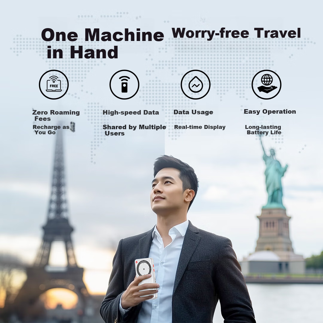 ZTE U30 Air 5G портативный WiFi-хостспот глобальная версия Space Silver для путешествий Версия：Официальная версия ZTE,