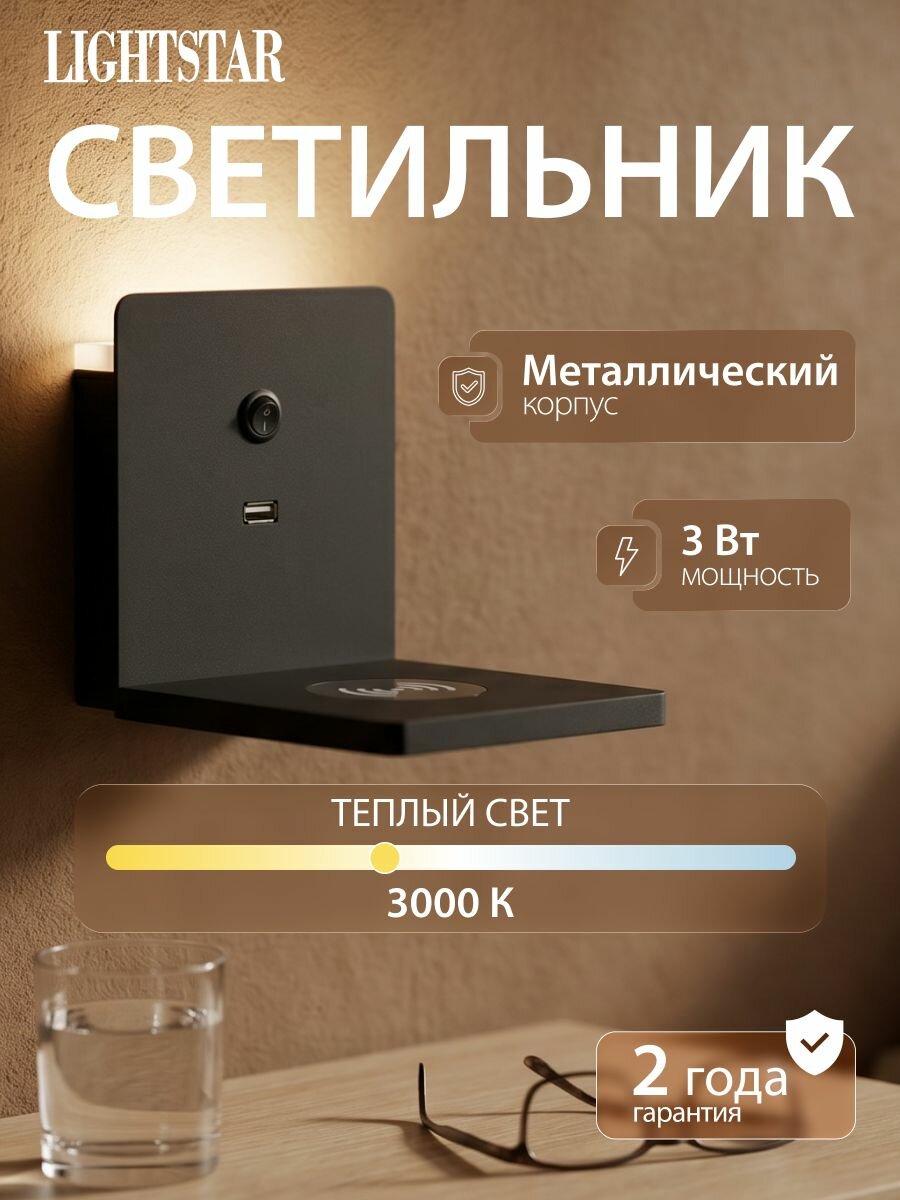 Бра Muro Lightstar 808517