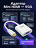 MiniHDMI (M) -> VGA (F) 0.15m