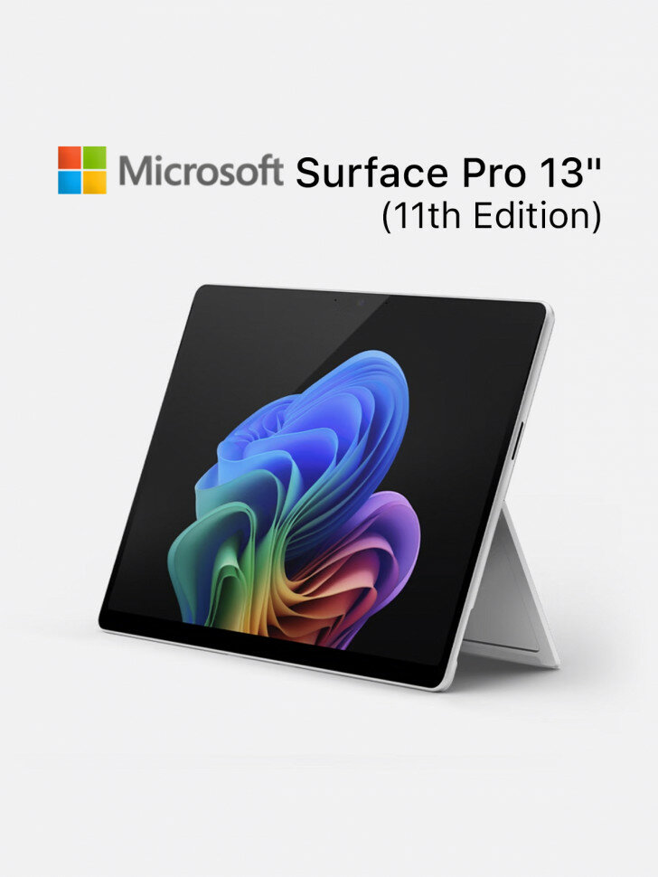 Microsoft Surface Pro 11-е поколение — планшет-ноутбук 13" | X Elite OLED 16/1ТБ Platinum