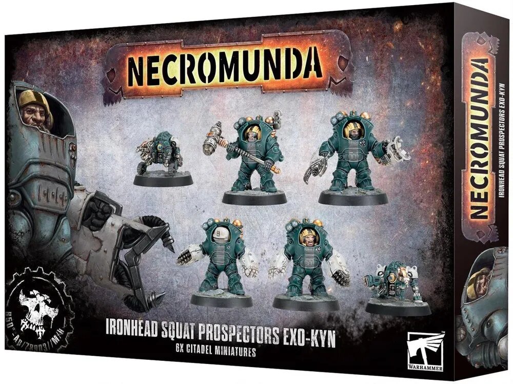 Warhammer 40000 миниатюры - NECROMUNDA: SQUAT PROSPECTORS EXO-KYN