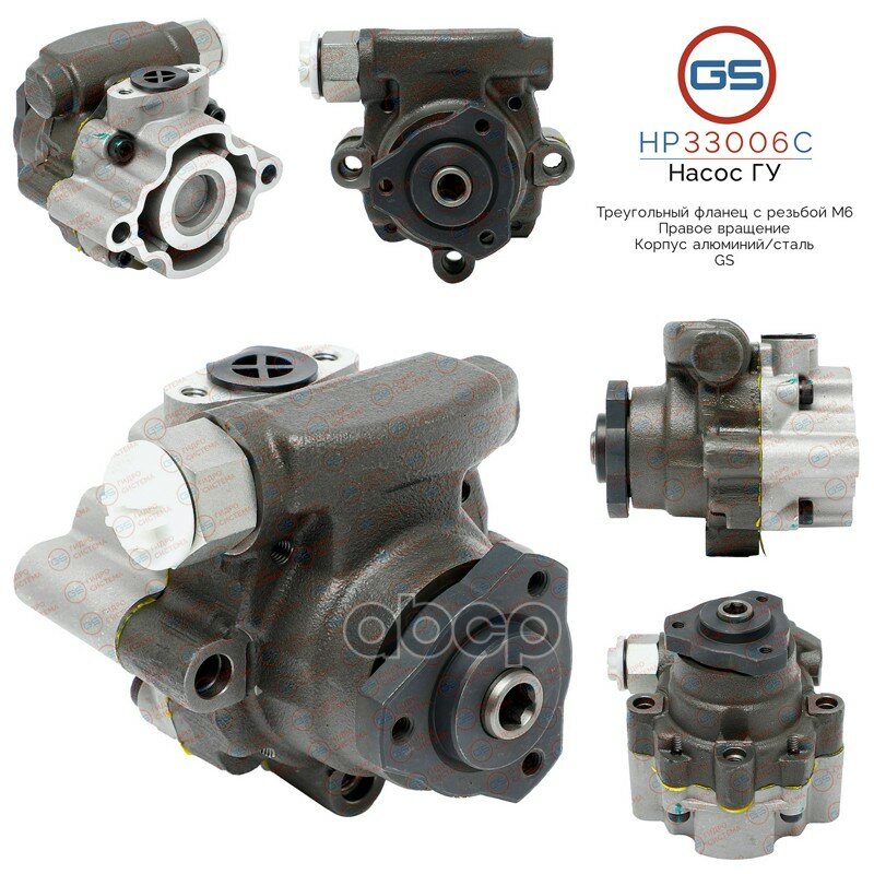 Новый насос ГУР Rover 200 1989-2000, Rover 400 1990-1998 GS арт. HP33006C
