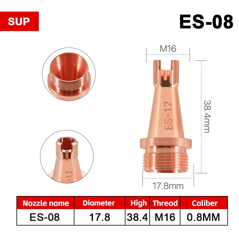 Сварочные сопла HIPIDIGI M16 SUP AS-12 BS-16 CS-12 DS ES-12 FS-16