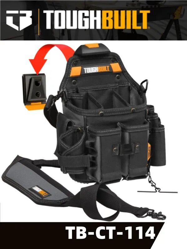 TOUGHBUILT - Journeyman сумка для электрика - TB-CT-114