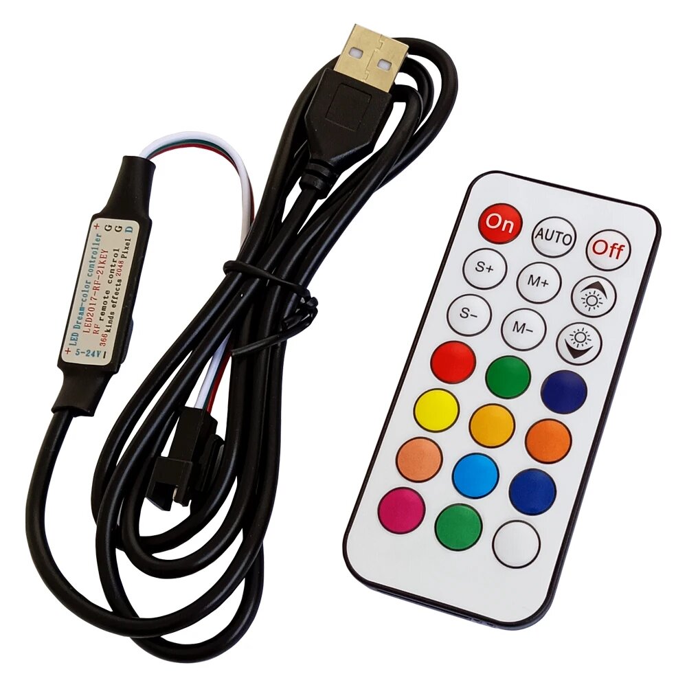 YANKE RGB контроллер для светодиодной ленты 21Key USB