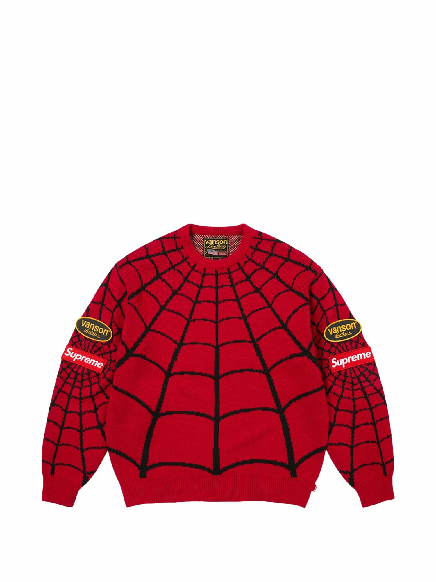 Свитер X Vanson Leathers x Marvel Spider-Man-print sweater