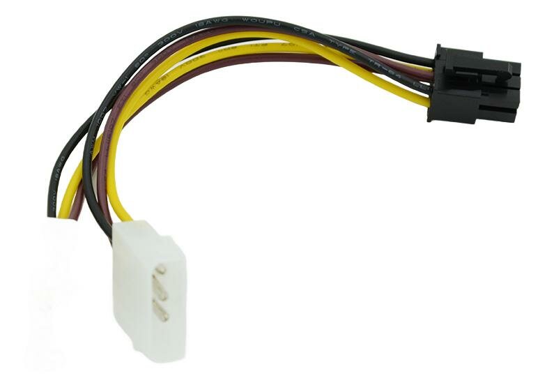 Кабель Moleх 8980, PCI-E 6pin, 0,15 м