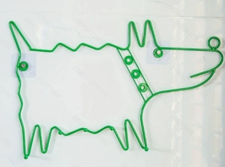 Настенный стеллаж, металл, крепление саморезами, 50CM.27CMзеленый