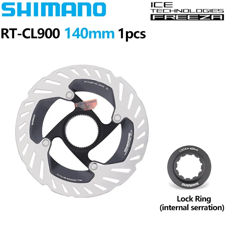 Тормозной Ротор Shimano RT-CL900 140 Мм/160 Мм С Технологией Ice Technology, Внутреннее Крепление