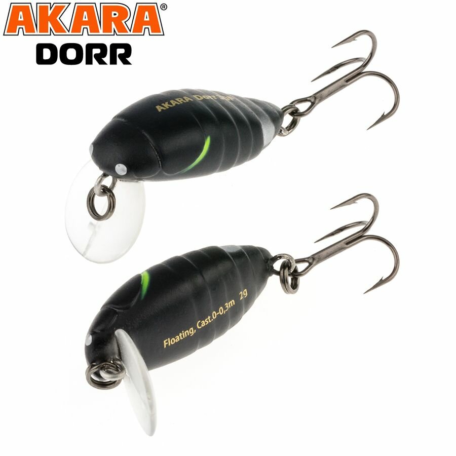 Воблер Akara Dorr 30F 2,0 гр. (1/14 oz 1,2 in) A27