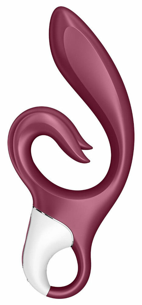 Вибратор с клиторальным стимулятором Satisfyer Love Me бордовый