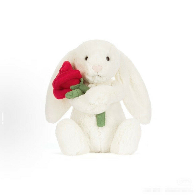 Bunny plush doll with bright colors and soft fabric for kids room decor style 9