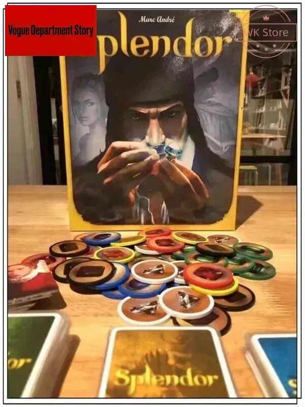 Настольная карточная игра Настольная Splendor Игра (Английская версия) Новая версия игры