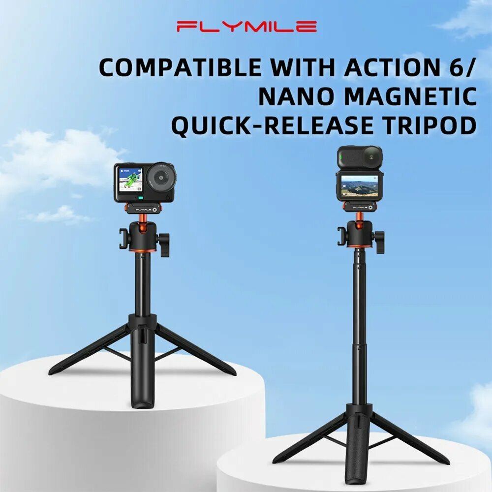 Для аксессуаров DJI Osmo Action 6/Nano магнитный штатив крепление штатив штатив для селфи штатив