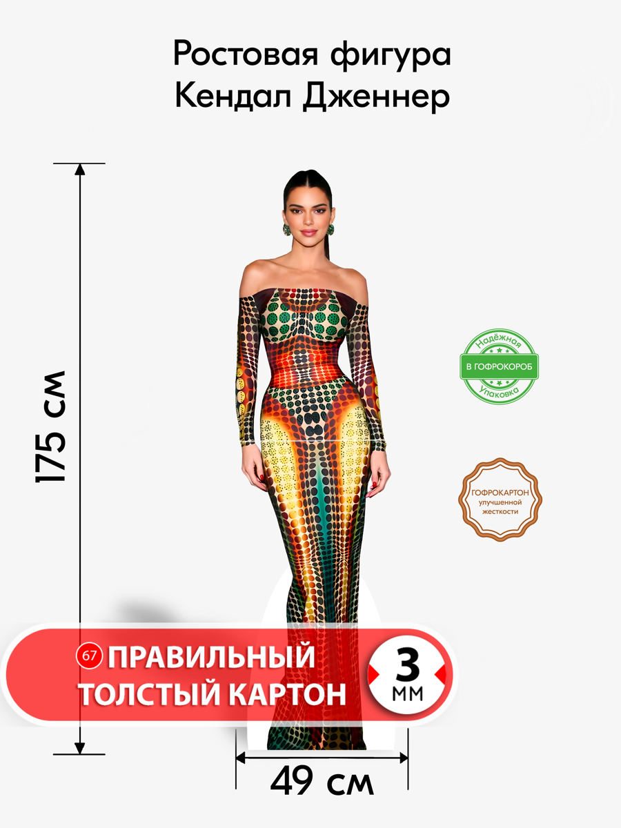Аксессуар для фотосессий, самое это, Кендал Дженнер 2, ростовая фигура