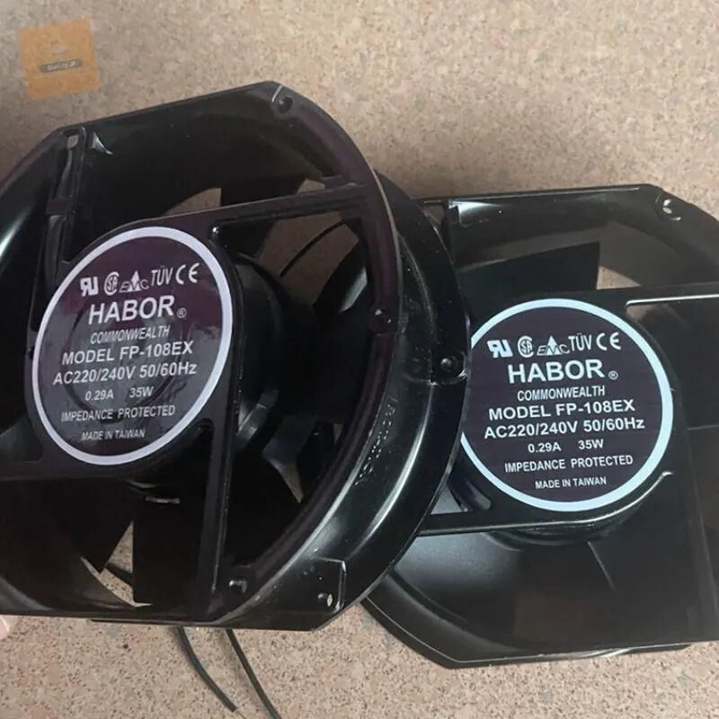 HABOR FP-108EX Вентилятор Промышленный 35W Для Охлаждения Электрощитового Шкафа 110В/220В/380В