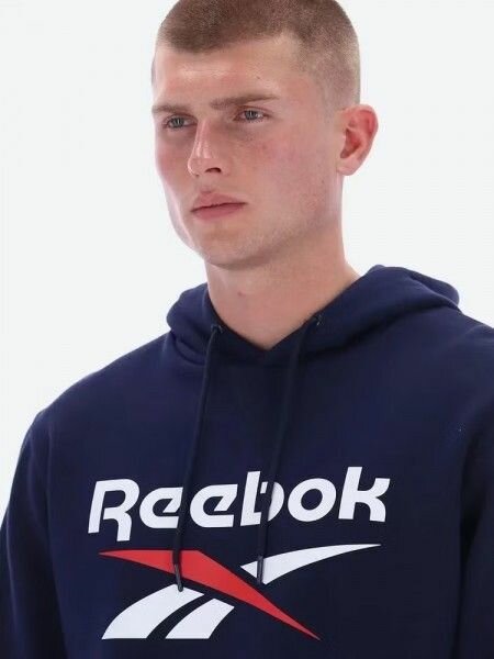 Худи Reebok, размер XL, , синий — фото 1