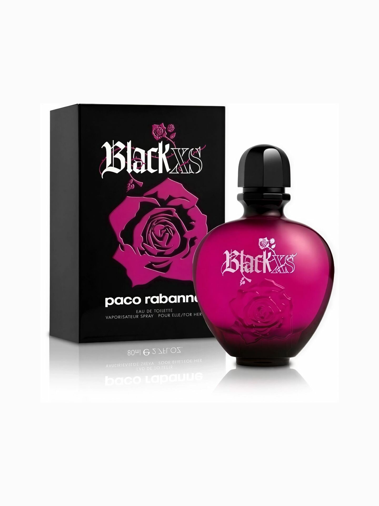 Paco Rabanne XS Black For Her туалетная вода 80мл, для женщин