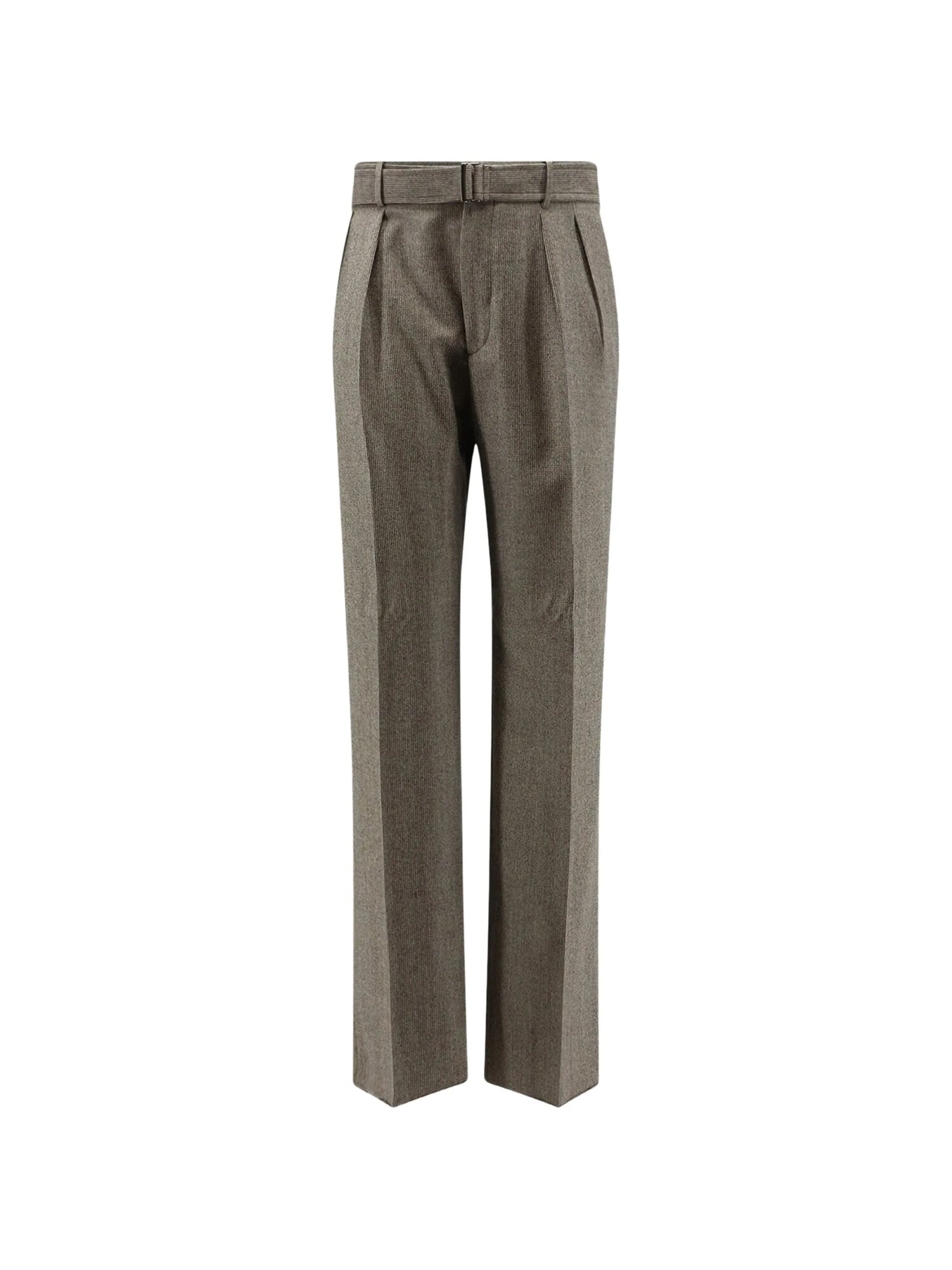 Брюки Belted pleated tailored trousers