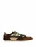 Кроссовки DOLCE & GABBANA Ginnica Soft sneakers in split, размер 44 EU, коричнев...