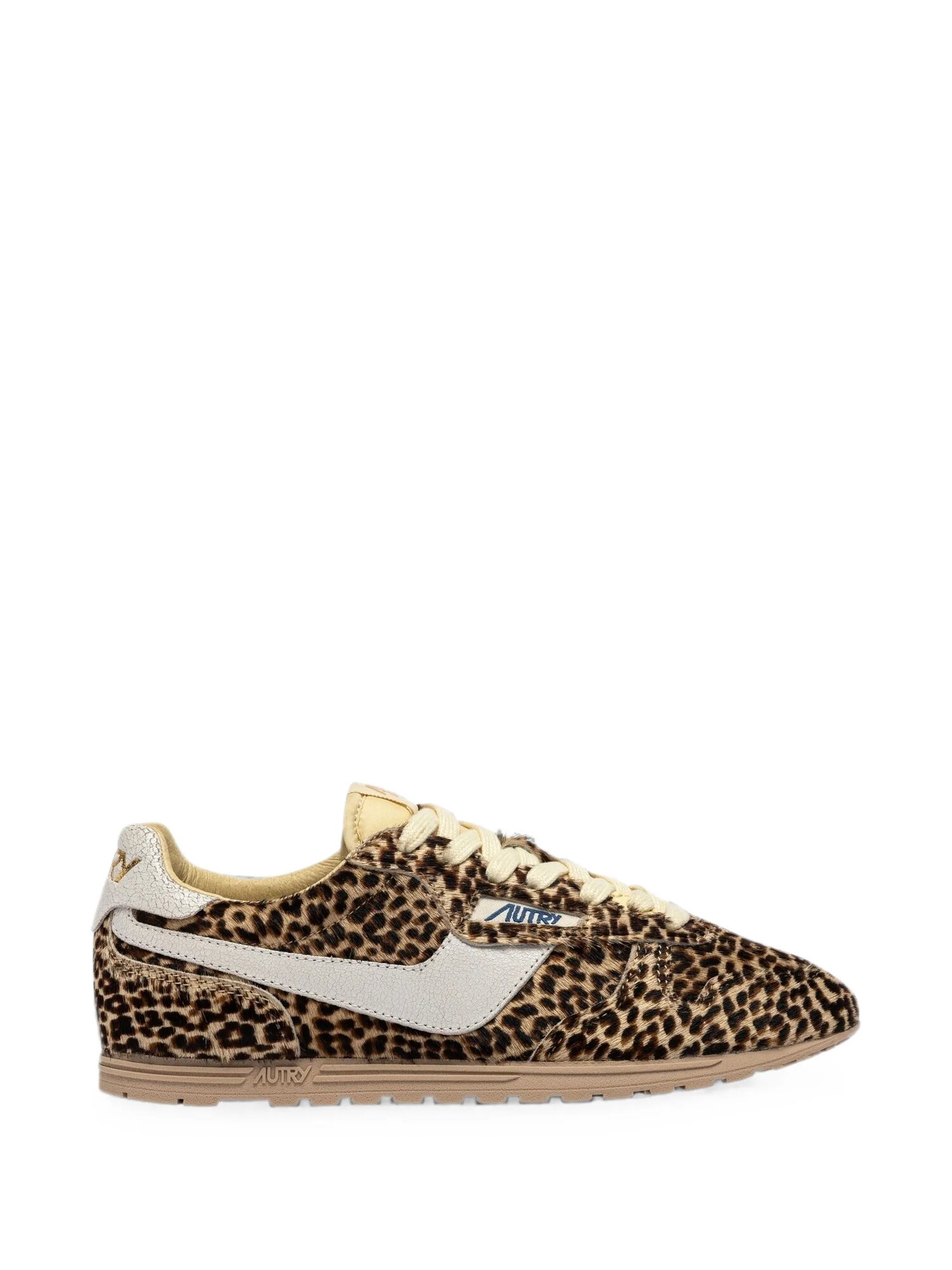 Кроссовки Windspin Leopard leopard-print pony-hair sneakers