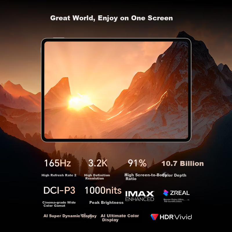 Honor MagicPad 3 13,3-дюймовый экран с частотой 165 Гц и защитой от усталости глаз 12450 мАч батарея 8 ГБ+256 ГБ цвет