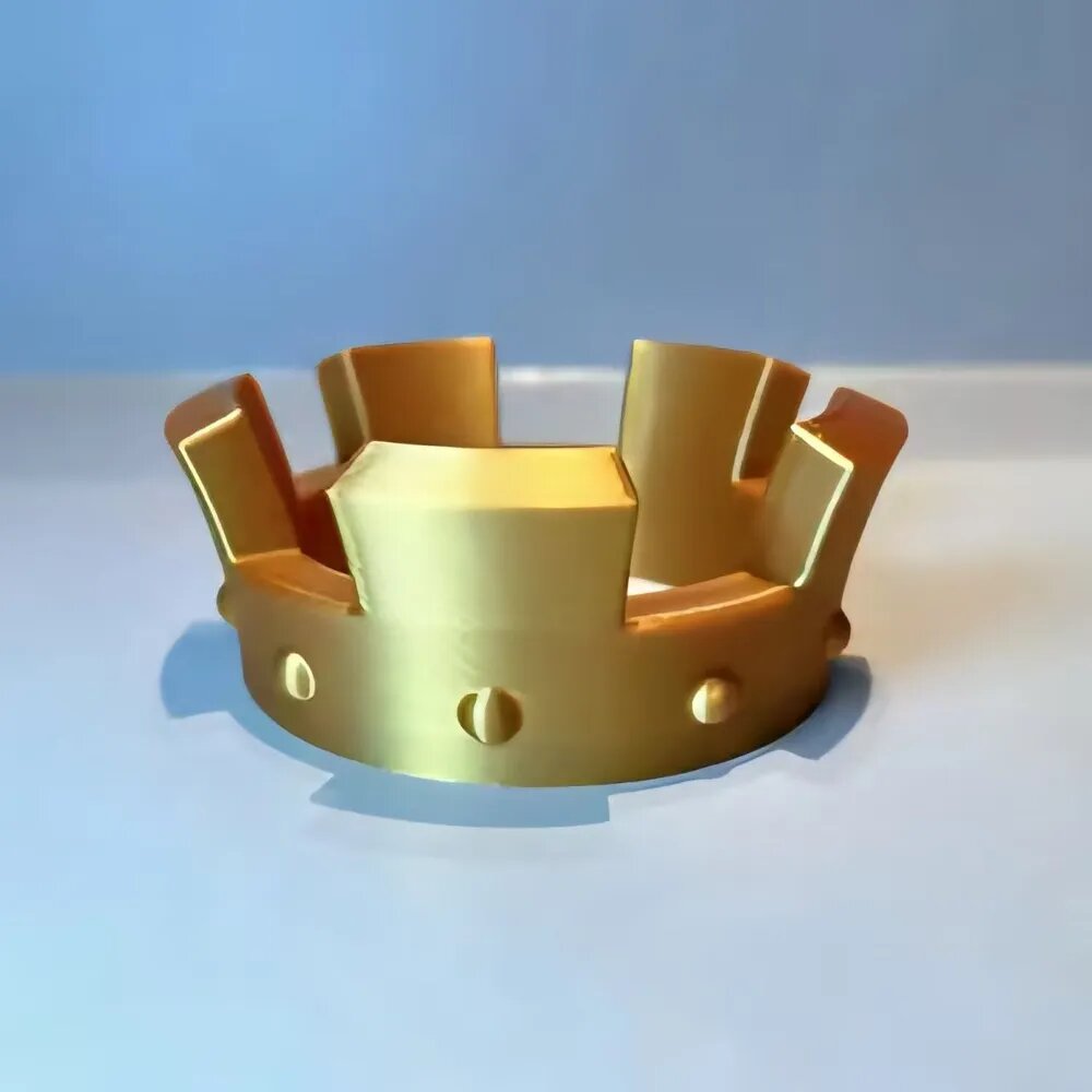 Сувенирная корона "Clash Royale", Красная, длина 18 см, пластик, подарок