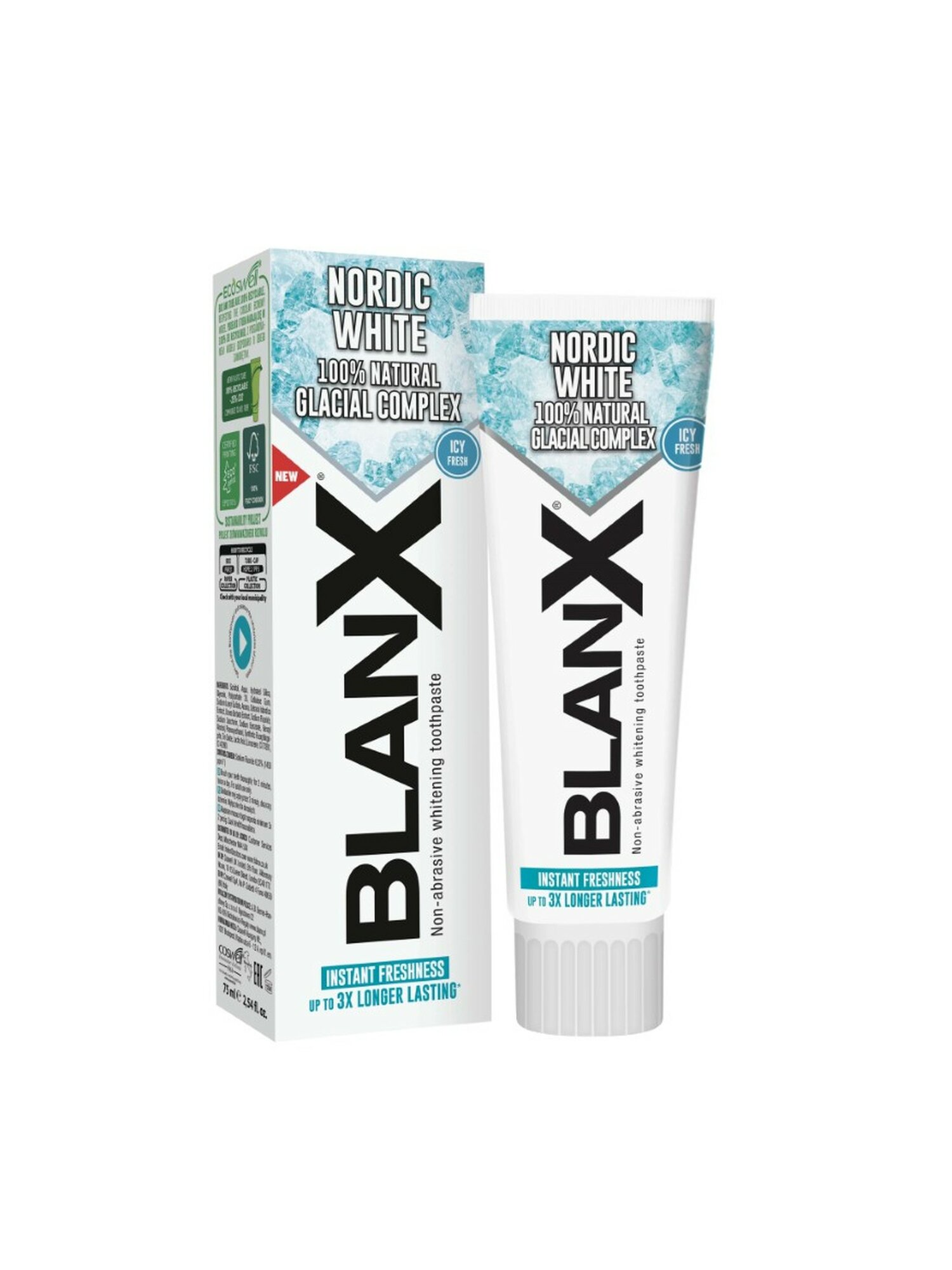 BLANX NORDIC WHITE зубная паста 75МЛ — Паста зубная - 75 мл, туба в уп.