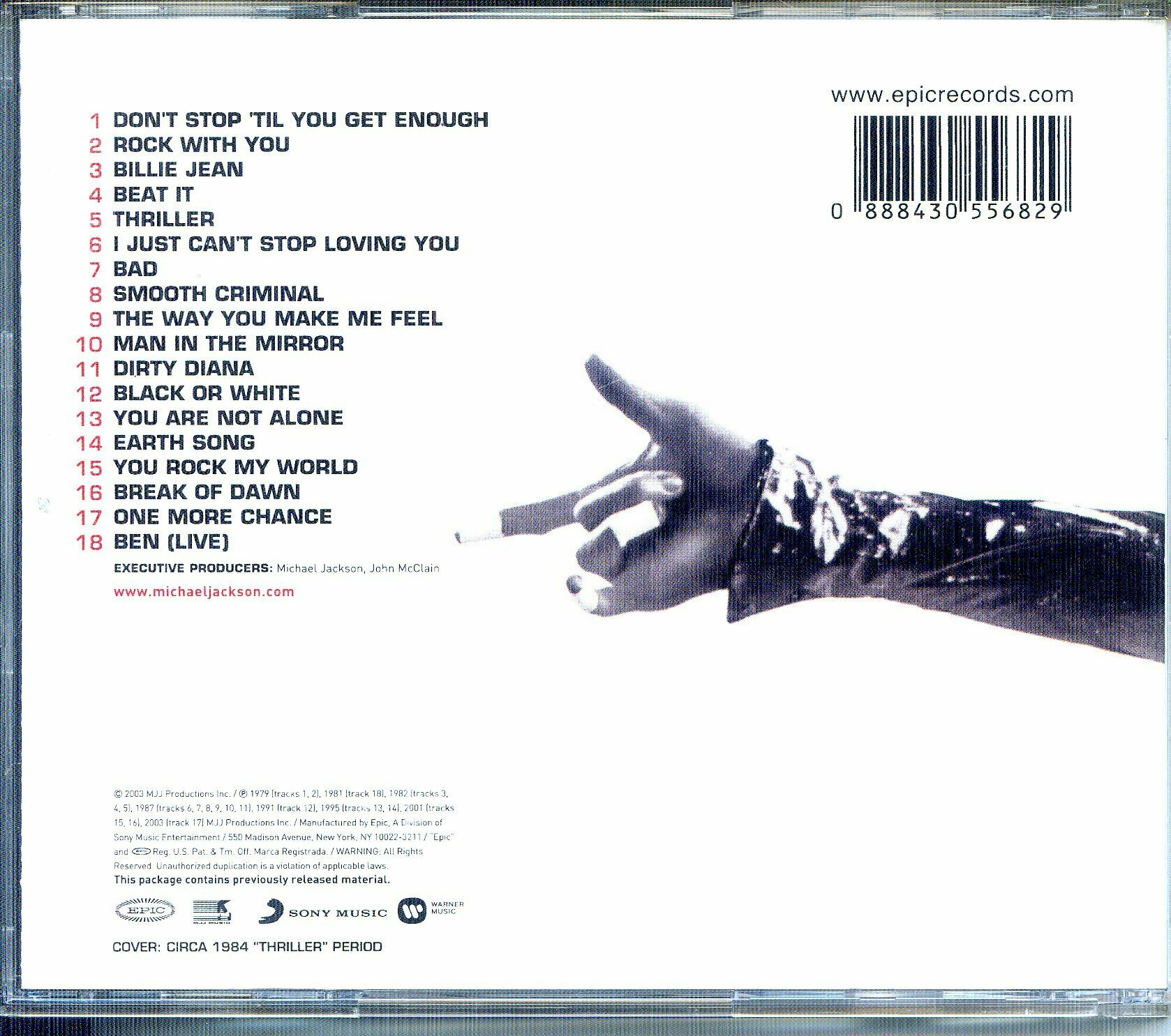 Michael Jackson - Number Ones 2003 г. Компакт диск — фото 1