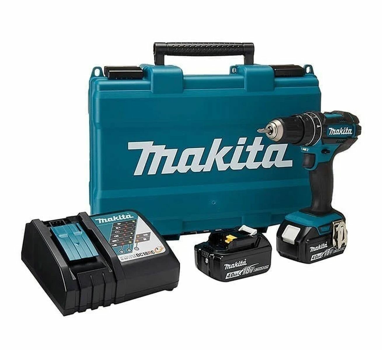 Аккумуляторная дрель-шуруповерт Makita DDF482RME 18В LXT 62Нм (2 АКБ 4Ач, З/У)