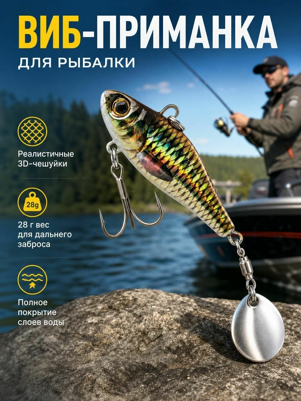 Блесна на щуку. Блесна для рыбалки. Цикада для рыбалки.