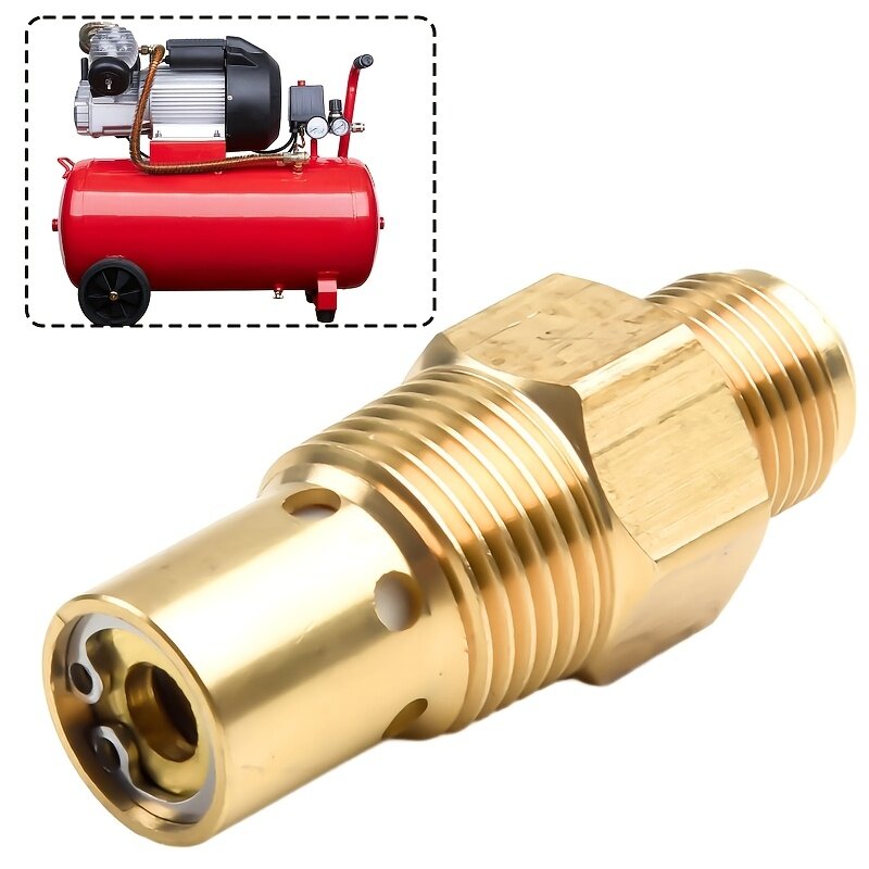 Обратный клапан для компрессора G3/8" наружная резьба NPT G1/2" резьба под обжим 1 шт.