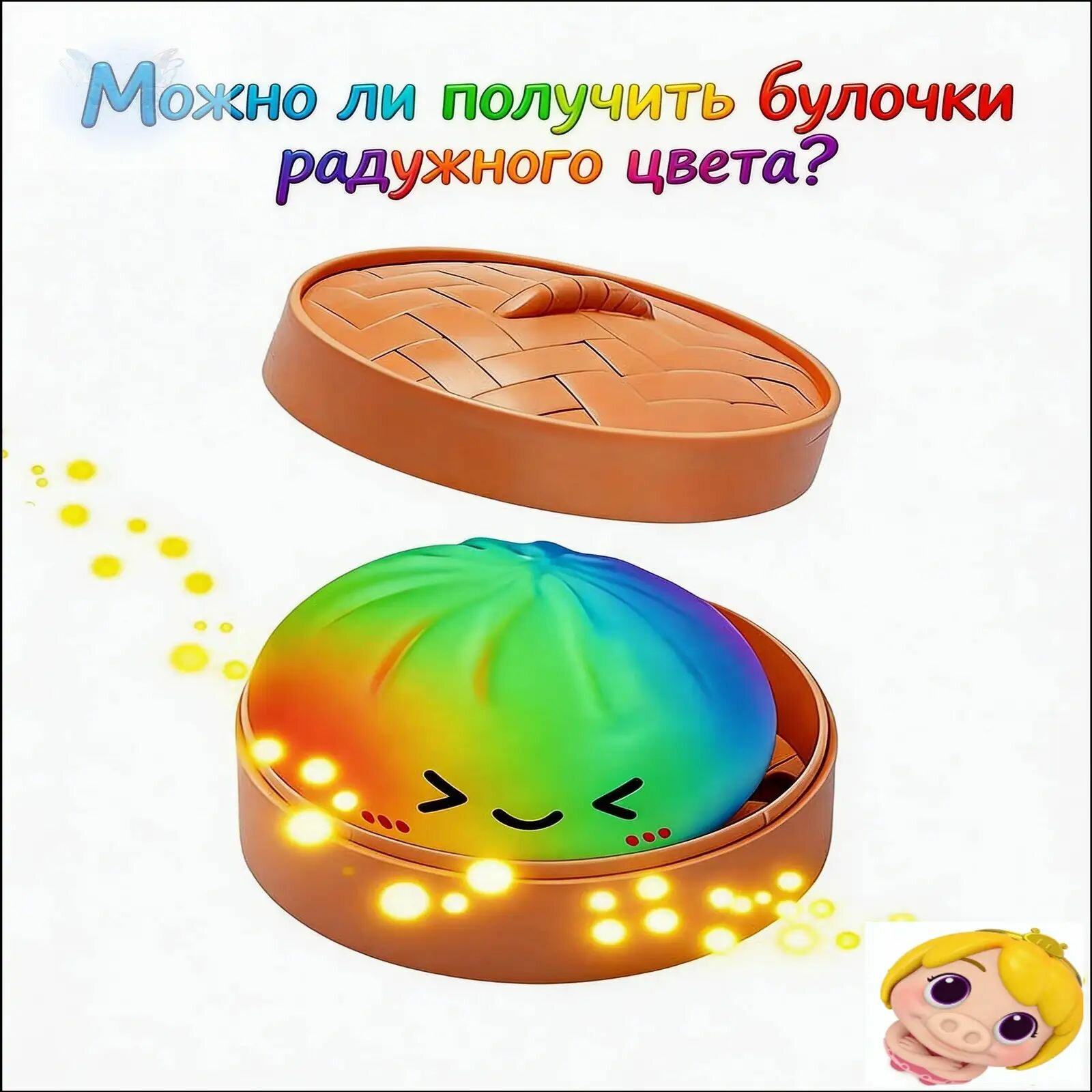Игрушка-антистресс Big Dumpling Mysecret Bun, мягкий полипропилен, сюрприз при распаковке, разные стили, подарок на День