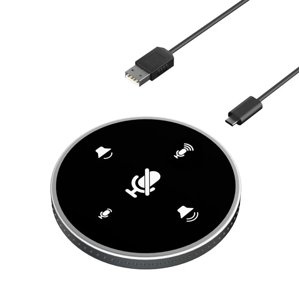 Настольный USB-микрофон для конференций Громкоговоритель Встроенный динамик