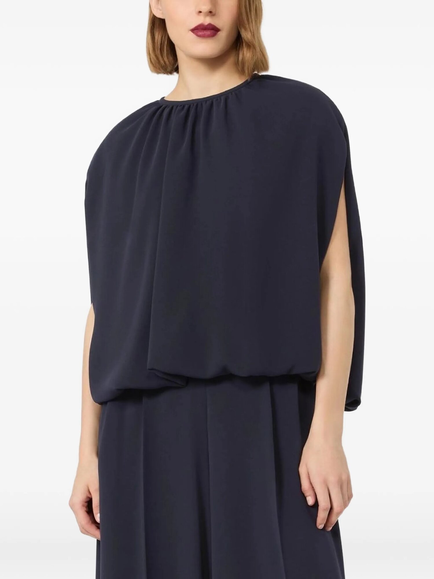 Блуза Max Mara, размер 44, синий — фото 1