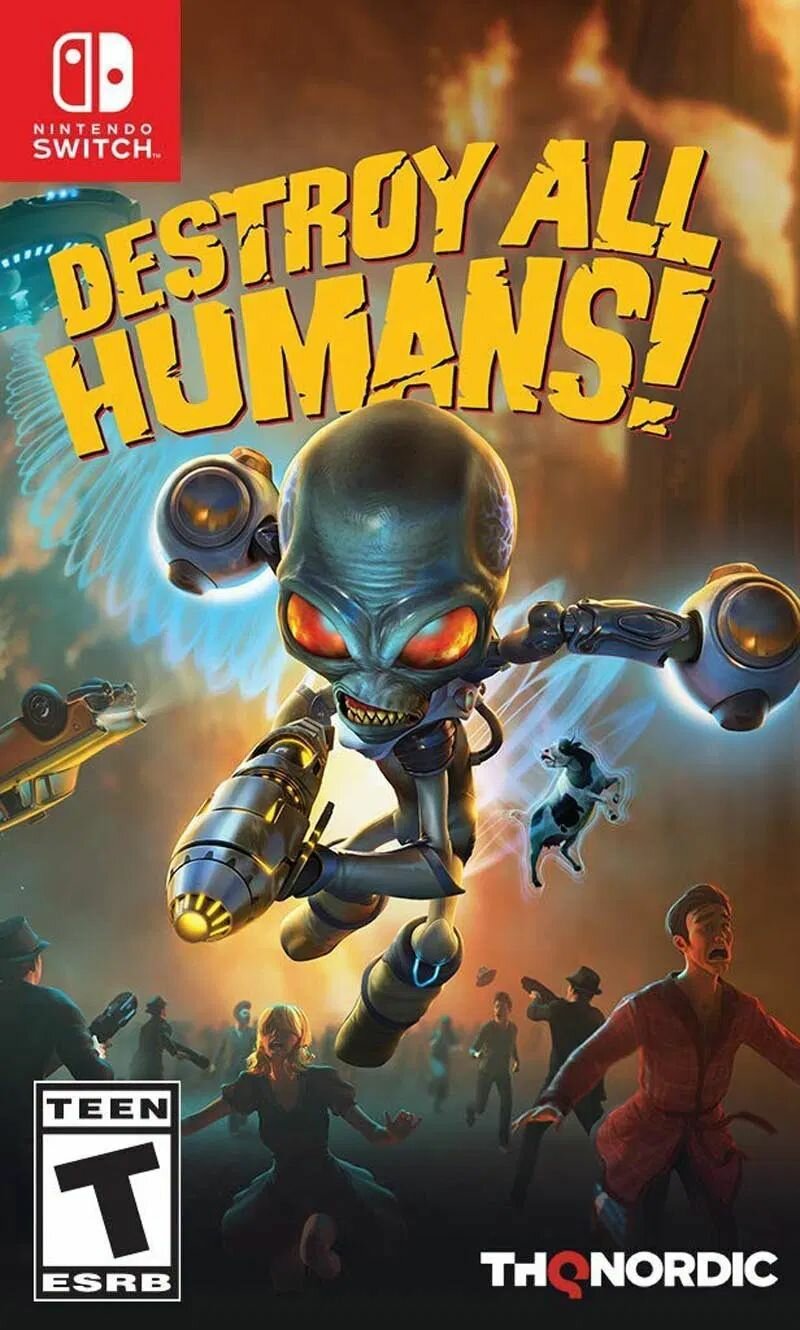Игра Destroy All Humans! (Nintendo Switch, Русские субтитры) с субтитрами на русском для игровой консоли