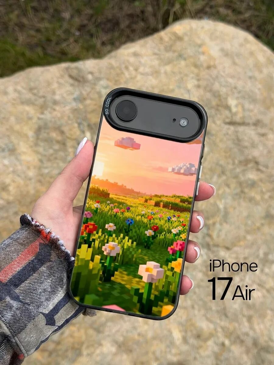 Чехол на iPhone 17 Air minecraft