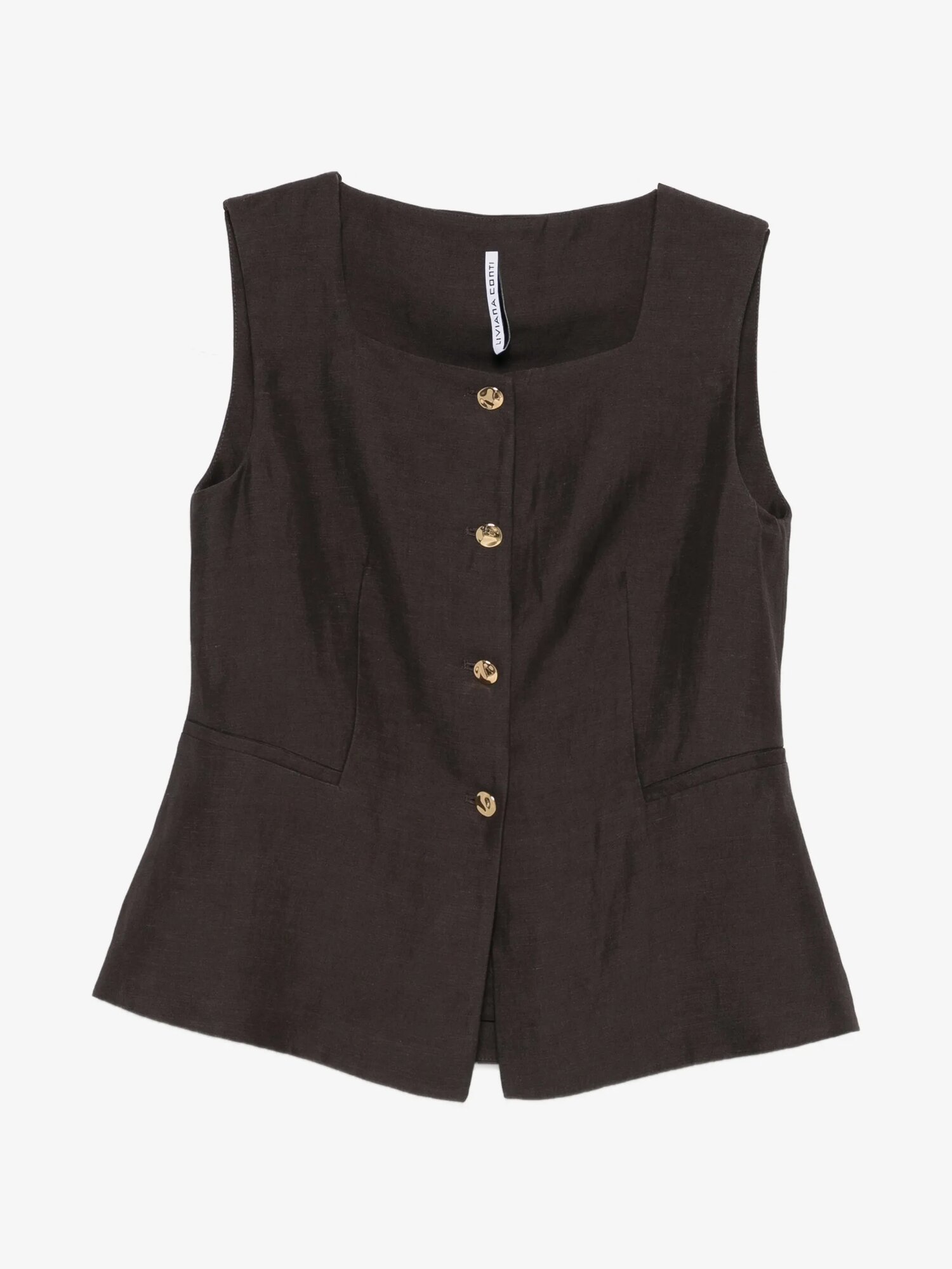 Пальто Button front gilet